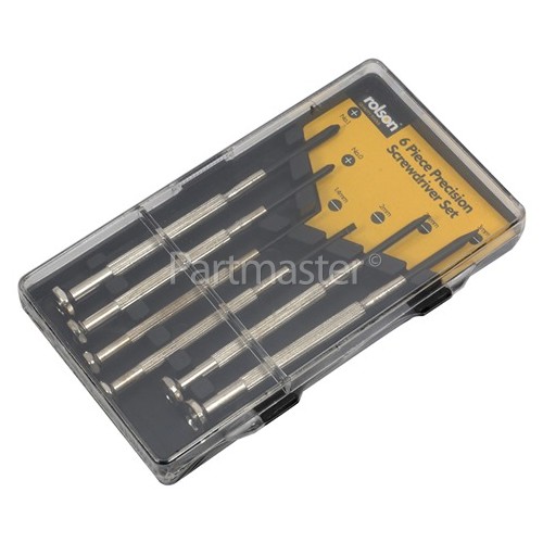 Rolson 6 Piece Precision Screwdriver Set | www.partmaster.co.uk