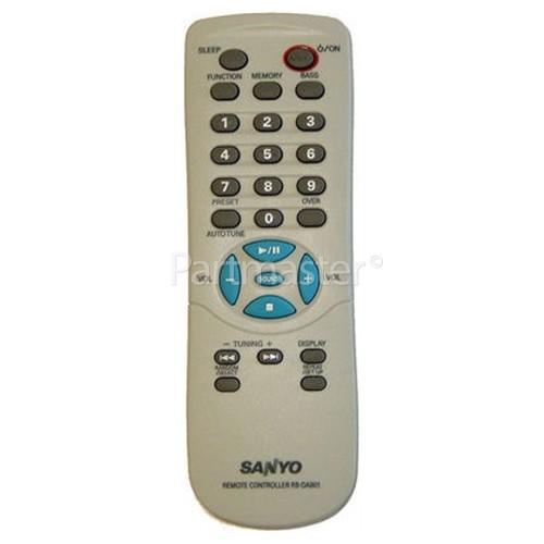Sanyo remote control store