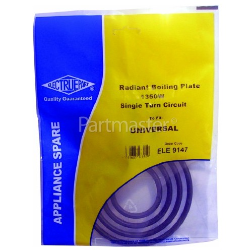 Hob Ring Element Universal 1350W | www.partmaster.co.uk