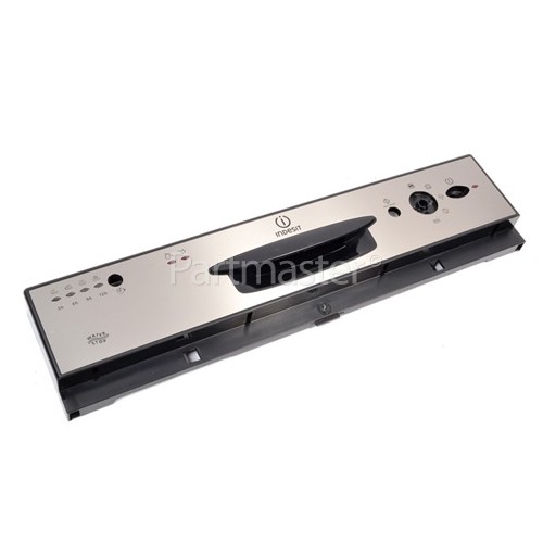 Indesit Control Panel Fascia - Inox Stainless Steel | www.partmaster.co.uk