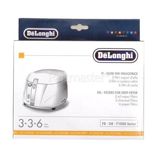 Delonghi Deep Fat Fryer Filter Kit | www.partmaster.co.uk