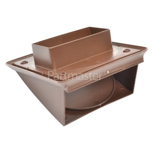 Wall Vent Outlet Cowelled Grill Rectangular Spigot | www.partmaster.co.uk