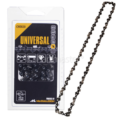 Universal Powered By McCulloch CHO020 35cm (14") 49 Drive Link Chainsaw ...