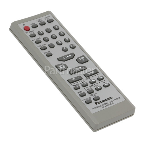 Panasonic N2QAHB000048 Hi-Fi System Remote Control | www.partmaster.co.uk
