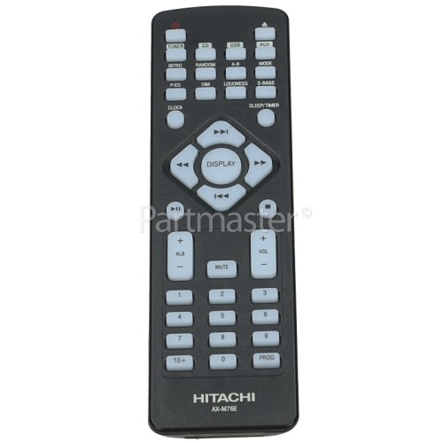 Hitachi AX-M76E Hi-Fi Remote Control | www.partmaster.co.uk
