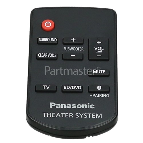 Panasonic N2QAYC000103 Theatre System Remote Control | www.partmaster.co.uk