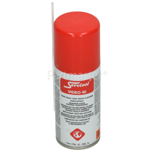 Servisol Video 40 Tape Head & Disc Drive Cleaner | www.partmaster.co.uk