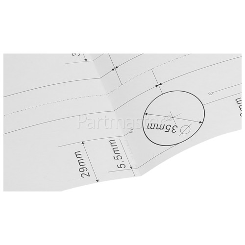 Drill Template | www.partmaster.co.uk