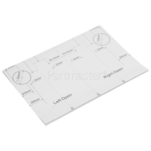 Drill Template | www.partmaster.co.uk
