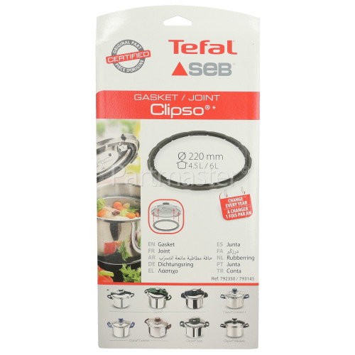 Tefal Seal / Gasket For Pressure Cookers | www.partmaster.co.uk