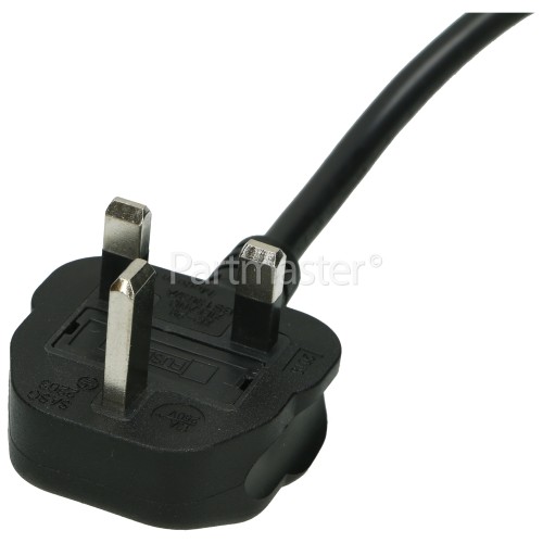 UK Power Supply Cord With Plug. Part Number 1164007. | www.partmaster.co.uk
