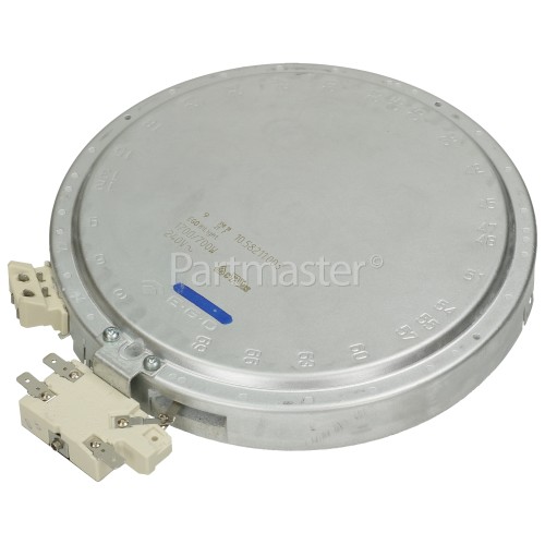 Rangemaster Large Ceramic Hob Hotplate Double Element - 1700W/700W EGO ...