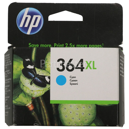 Hewlett Packard Photosmart 7510 Genuine No.364XL High Capacity Cyan Ink ...