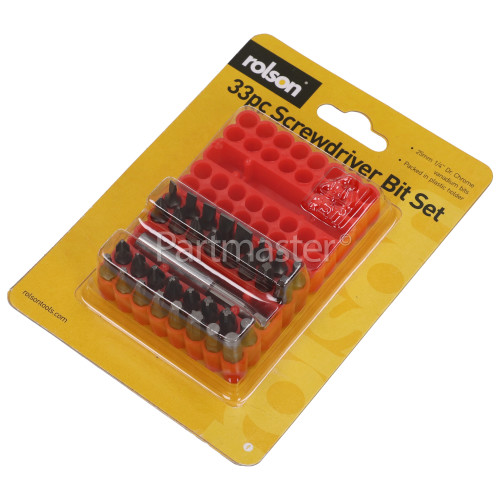 Rolson Screwdriver Bit Set | www.partmaster.co.uk