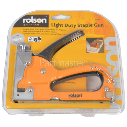 Rolson Light Duty Staple Gun. Part Number 44320. | www.partmaster.co.uk