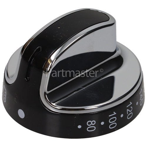 New World Top Oven Control Knob - Chrome | www.partmaster.co.uk