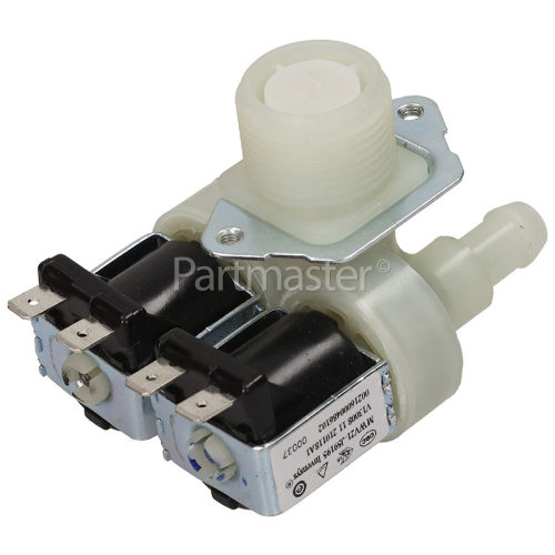 WM1270TVE Cold Water Double Solenoid Inlet Valve : 90Deg. 12 Bore ...