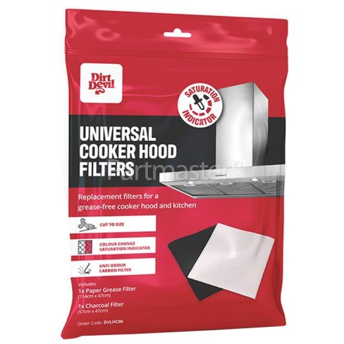 Dirt Devil Universal Cooker Hood Cut To Size Filter Kit | www ...