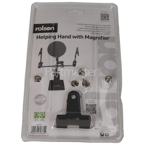 Rolson Helping Hand Magnifying Glass | www.partmaster.co.uk