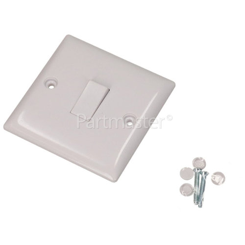 Wellco Slimline 1 Gang 1 Way Light Switch | www.partmaster.co.uk