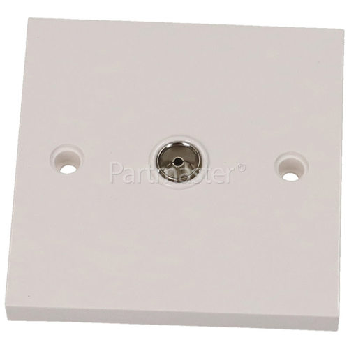Wellco Flush Mount TV Aerial Socket | www.partmaster.co.uk