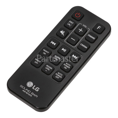 LG AKB74815376 Sound Bar Remote Control | www.partmaster.co.uk