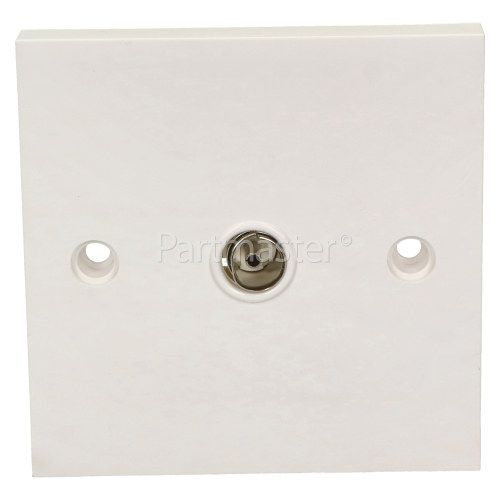 Wellco Flush Mount TV Aerial Socket | www.partmaster.co.uk