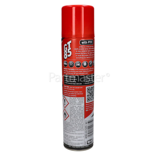 GT85® 400ml Multi-Purpose Lubricant Spray | www.partmaster.co.uk
