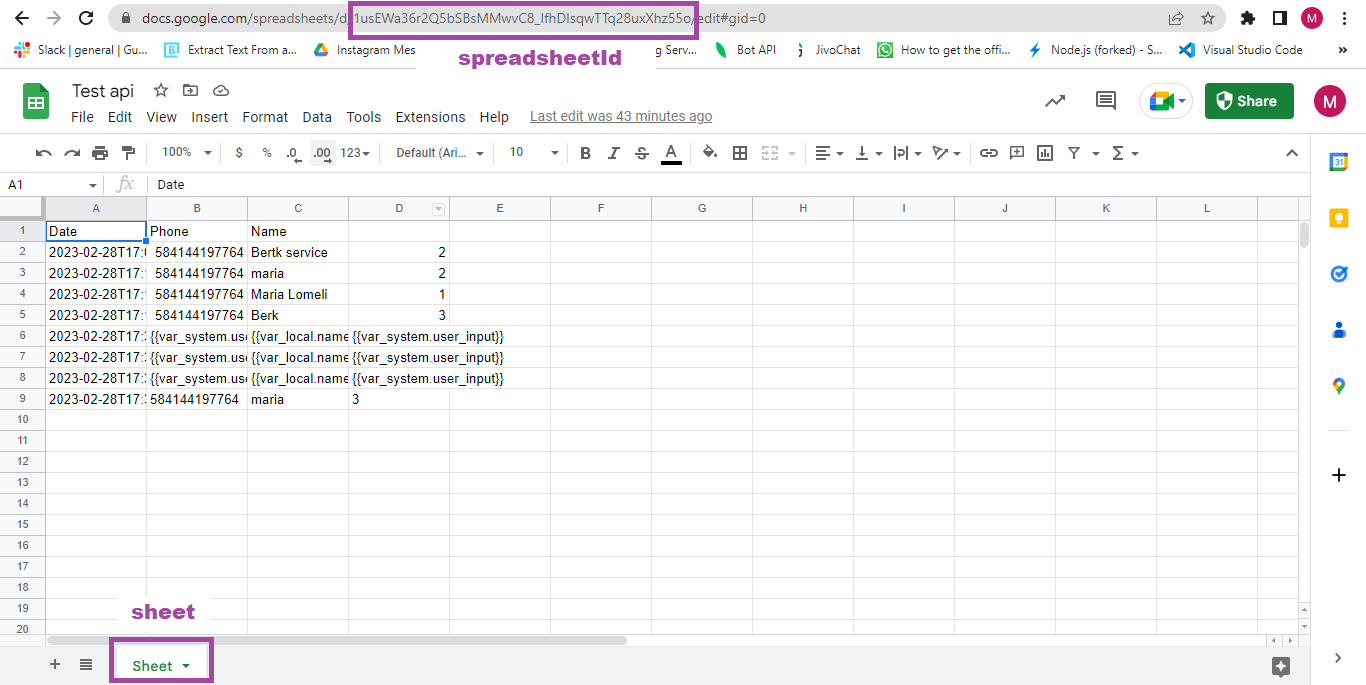 GitHub - lomeliaiengineer/sheetAPI: Google Sheet API to store data in sheets