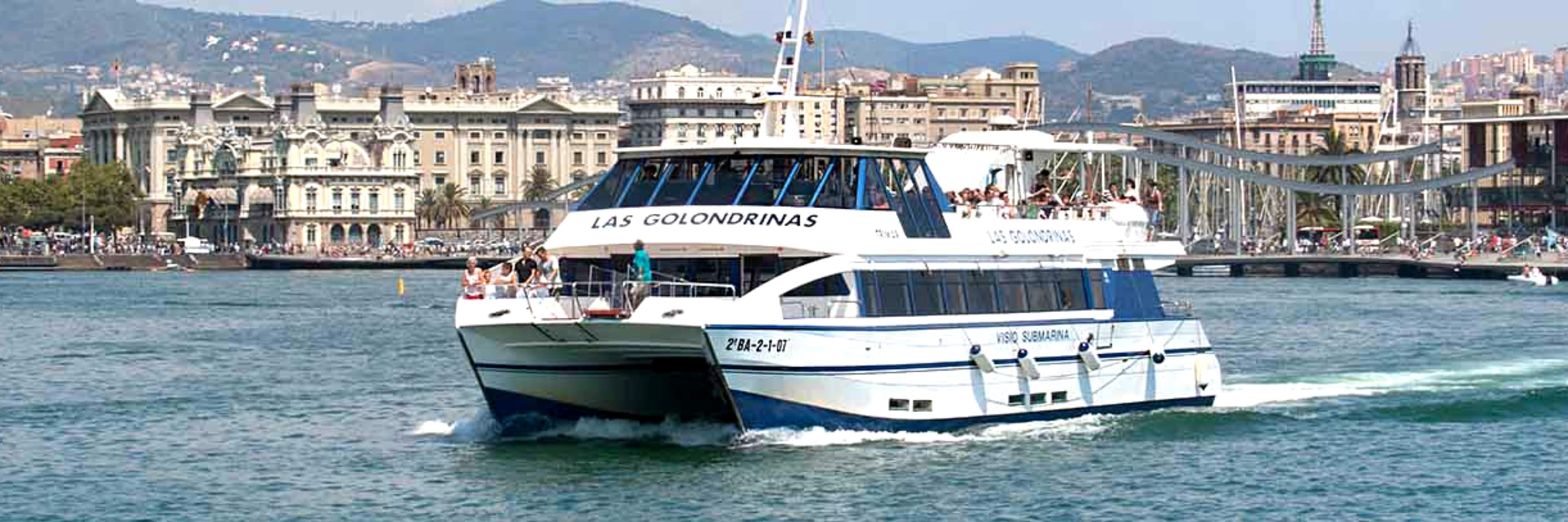 Las Golondrinas Boat Cruise | Save with a Go Barcelona pass | Admission ...