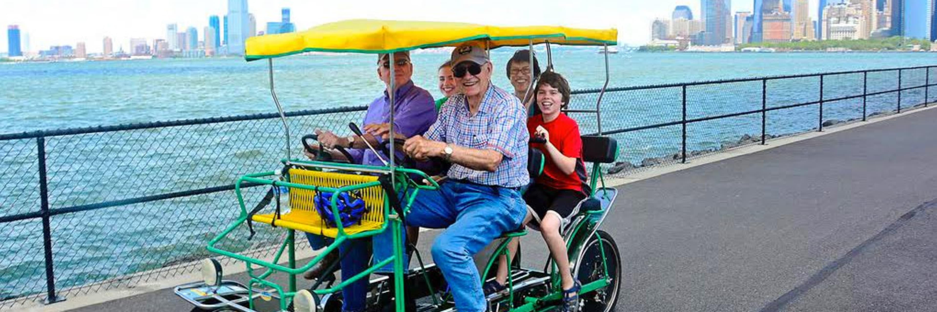 Surrey Bike Rental on Governors Island (2 hours) | Free With New York ...
