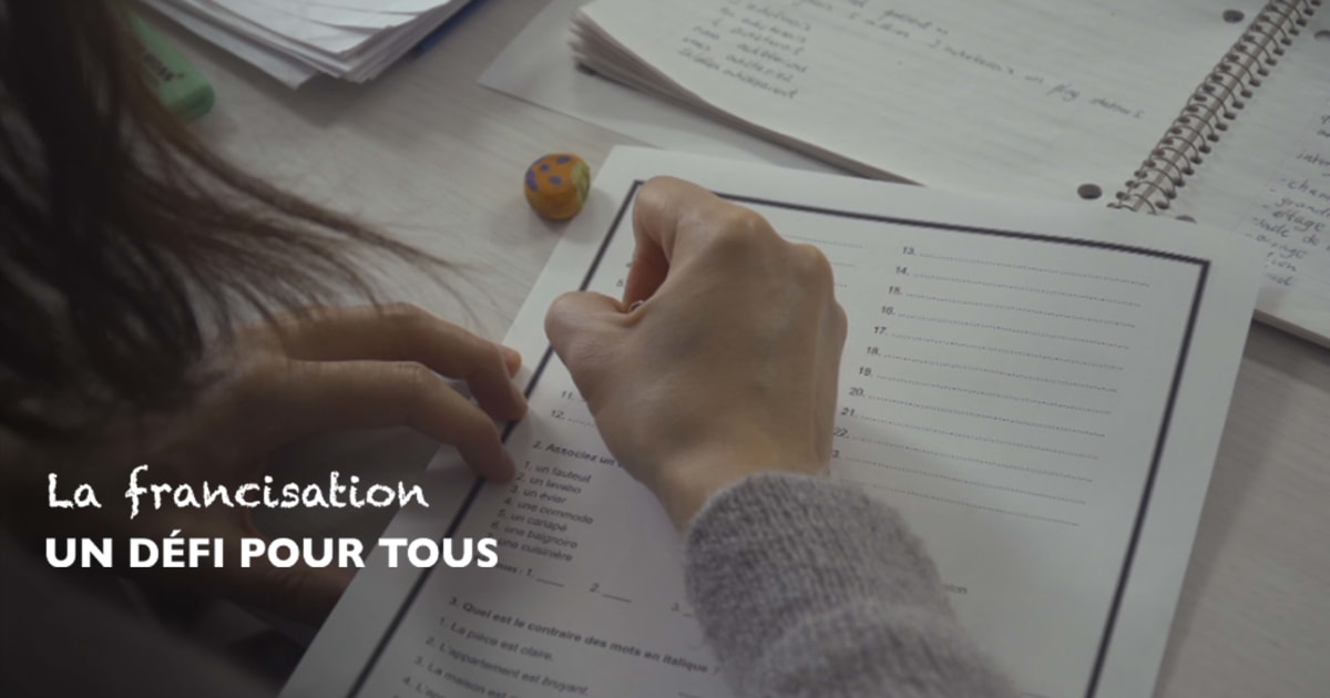 La francisation, un défi pour tous | Télé-Québec