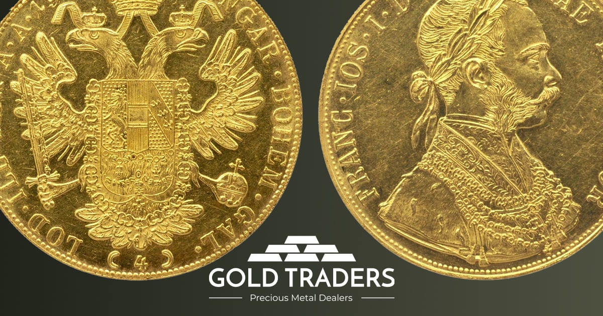How much is an Austrian 4 Ducat gold coin worth today?