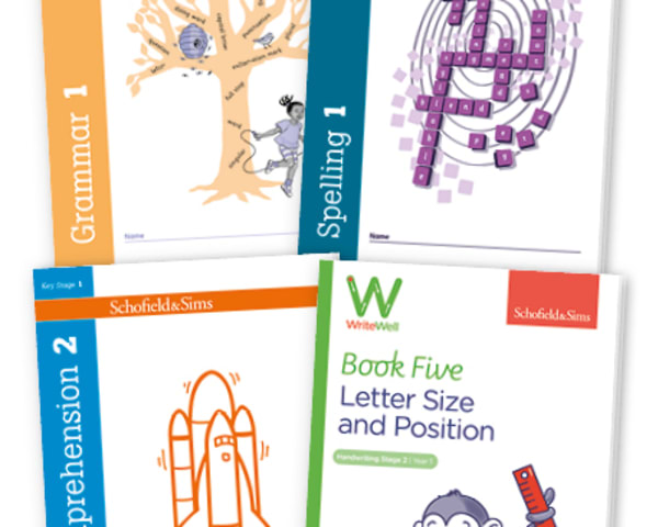 Year 1 English Homework Bundle: Schofield and Sims