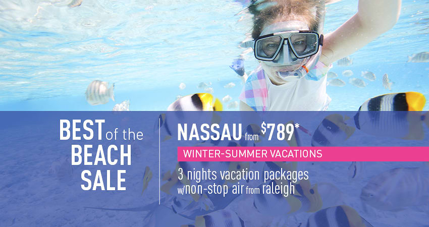 Raleigh to Bahamas All-Inclusive Vacation Packages - The Best Deals ...