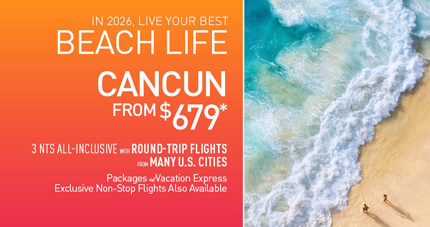Cancun Vacation Packages - The Best Deals from Vacation Express