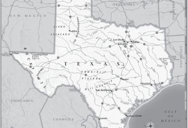 Texas Tabletop Map | National Geographic Society