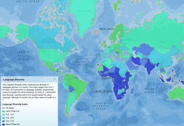 Language Diversity Index | National Geographic Society