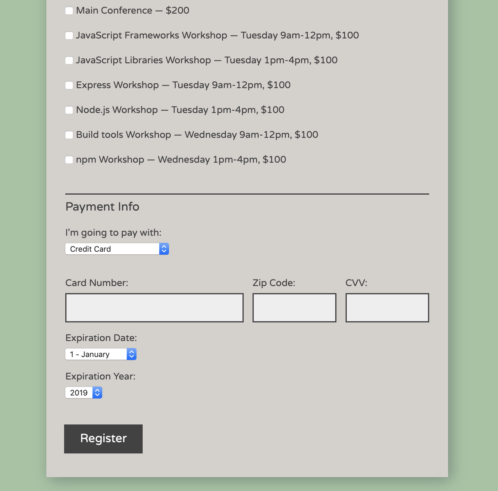 GitHub - nickhericks/techdegree-project-3: Interactive Form - Project 3 ...