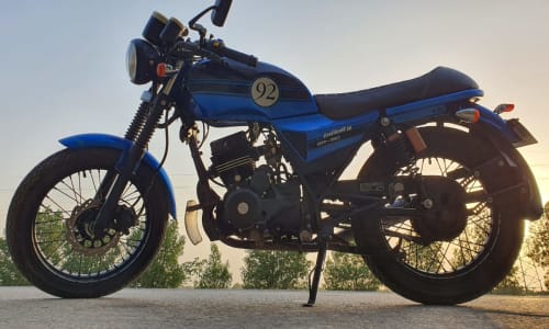 Hi-Speed Infinity 150cc Cafe Racer - Blue for sale in Larkana | ebike.pk