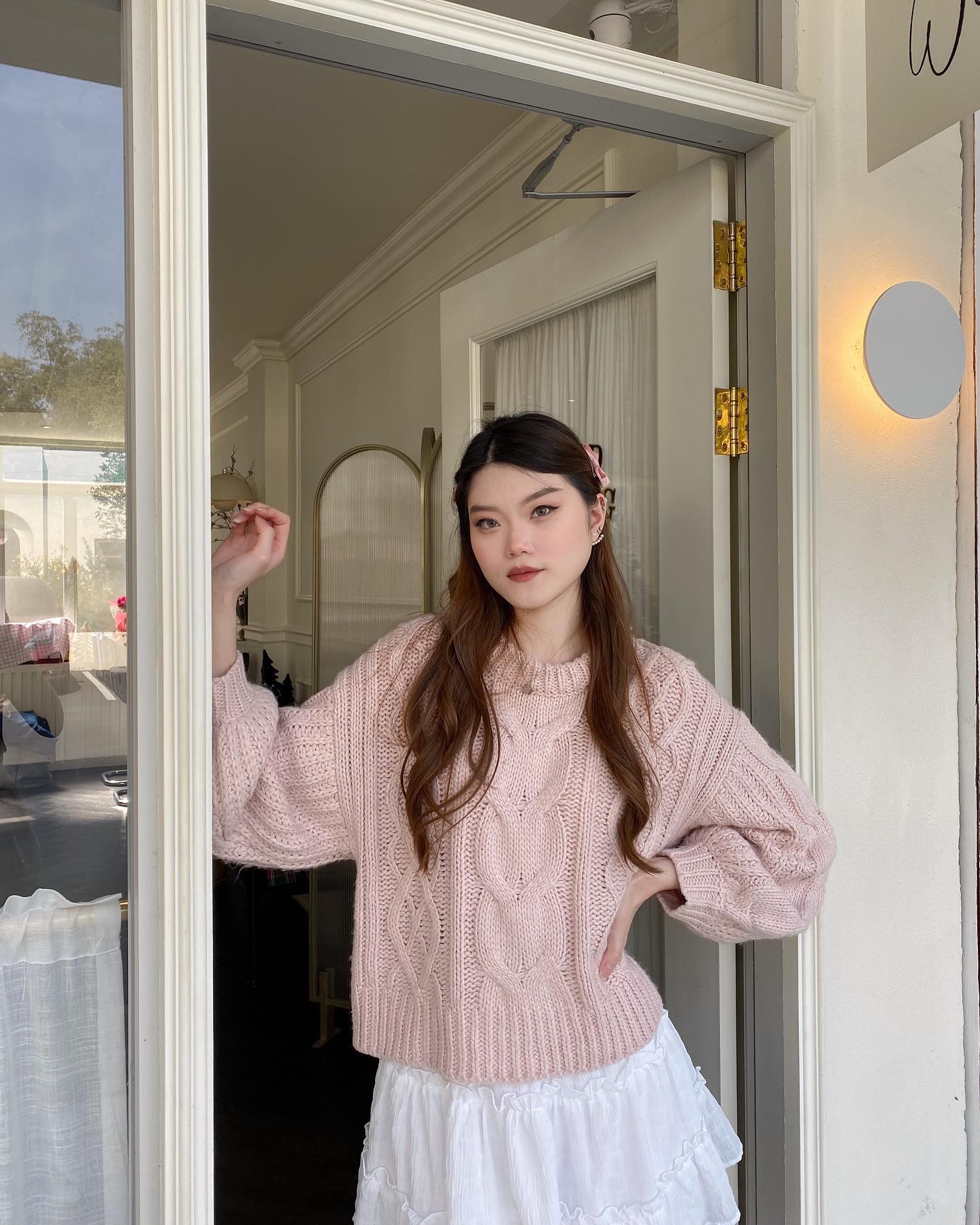 The Joy of Soft Fluffy Pink Minimalism: Simple Coquette Winter Outfit ...