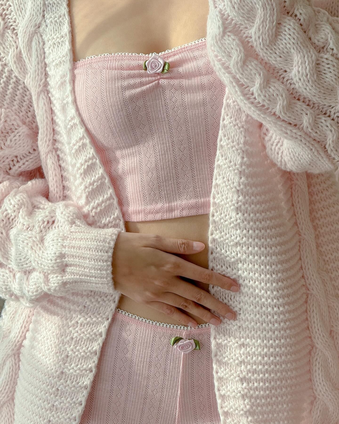 The Joy of Soft Fluffy Pink Minimalism: Simple Coquette Winter Outfit ...