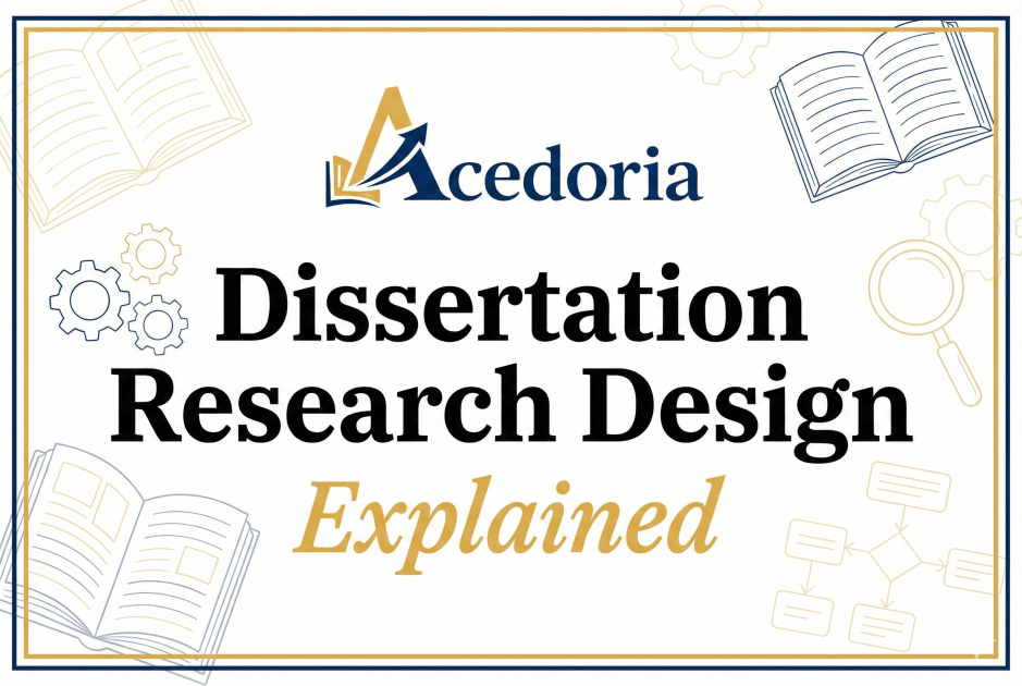 Dissertation Research Design Explained | Guide | Acedoria