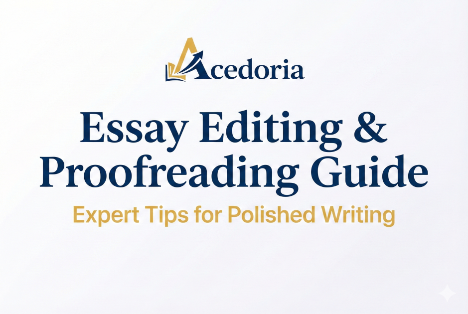 Essay Editing & Proofreading Guide: The Ultimate Checklist | Acedoria