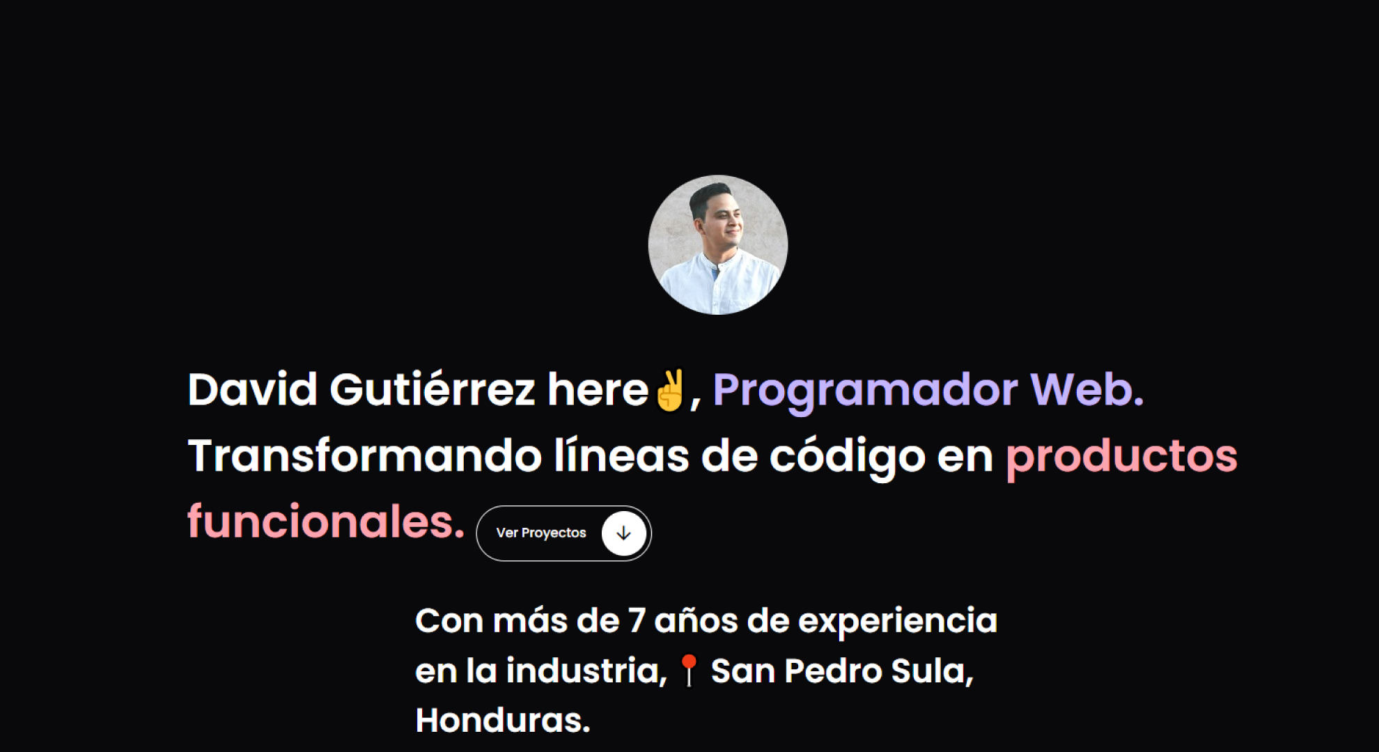 Programador Web y Desarrollador de E-commerce en Honduras – David Gutiérrez
