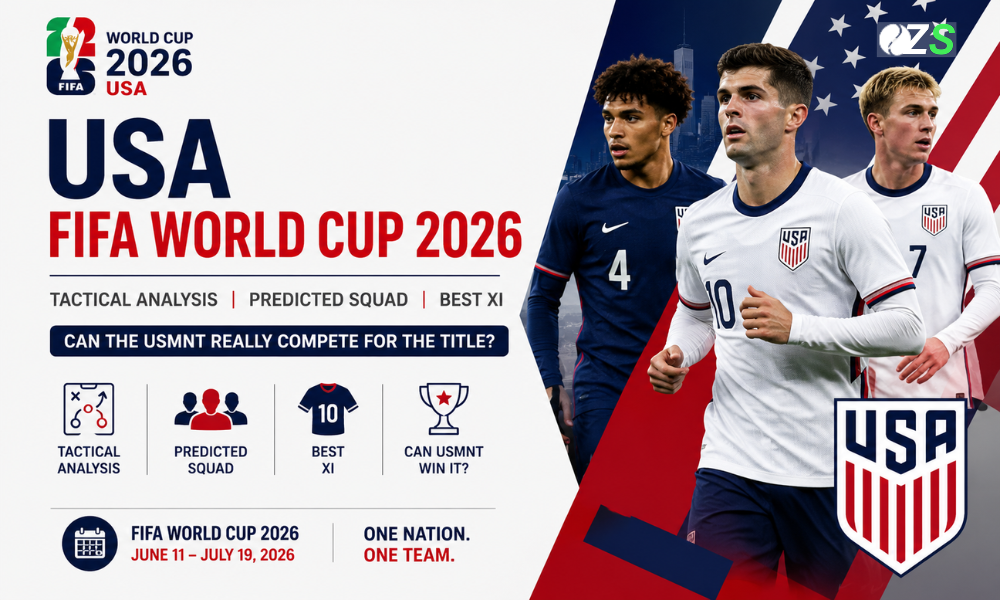 Tactical Analysis of USA's Chances in World Cup 2026 | ZenzSports ...