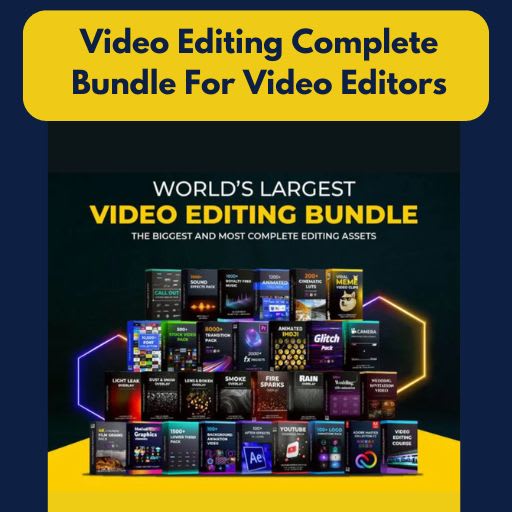 [20GB] Video Editing Pack Bundle For Video Editors