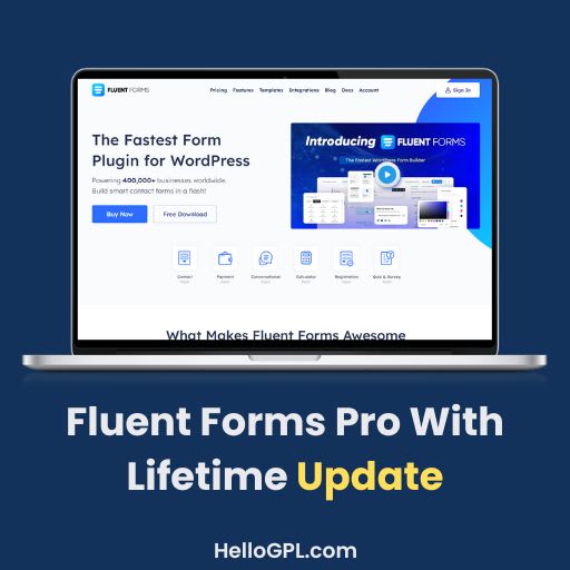 Fluent Forms Pro Activation With Key (Lifetime Auto Update)