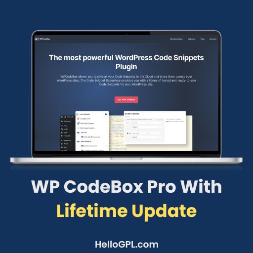 WP CodeBox Pro Activation With Key (Lifetime Auto Update)