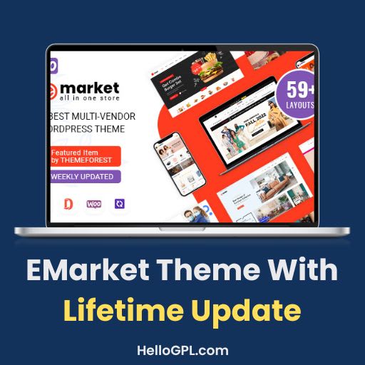 EMarket Theme Activation With Key | Lifetime Auto Update
